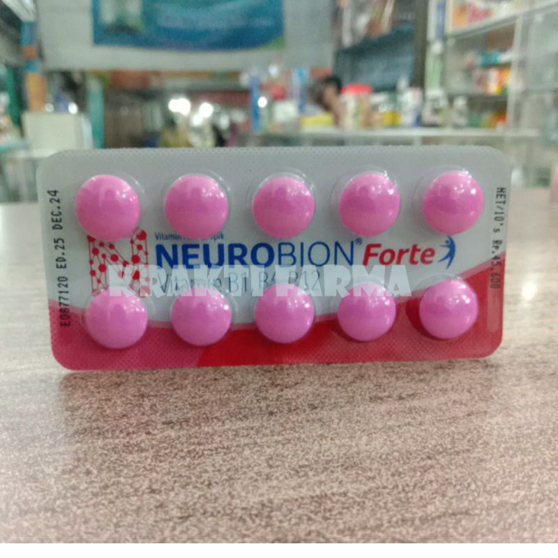 Neurobion Forte (1 strip @ 10 tablets) - Neurotropic vitamins | Shopee ...