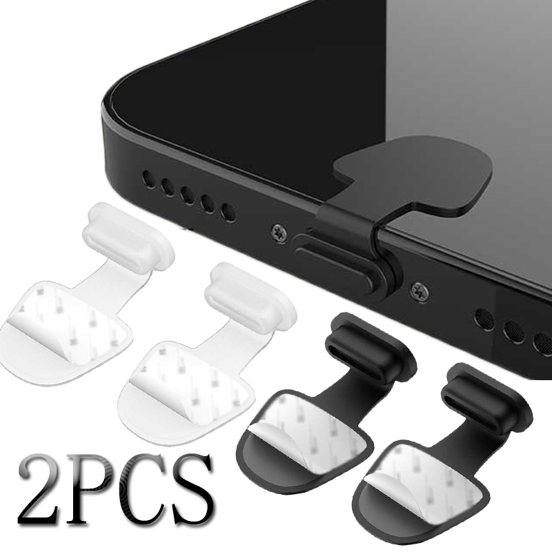 2Pcs Mobile Phone Anti Dust Plugs / USB Type C Charging Port Plug ...