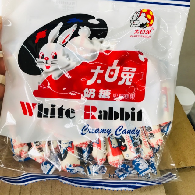 White rabbit milk candy 大白兔奶糖120g(+-20pcs ) | Shopee Malaysia