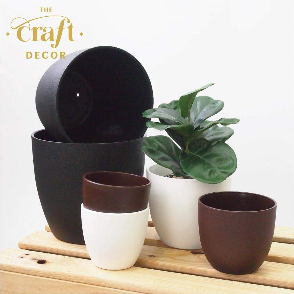 The Craft Decor Plastic Pot | Pasu Plastik Pokok Bunga | Shopee Malaysia