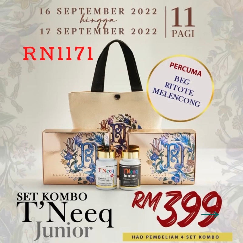 TNEEQ JUNIOR RIZALMAN VITAMIN C SUPPLEMENT KULIT CANTIK SIHAT KULIT ...
