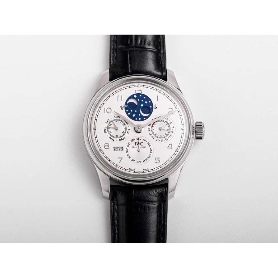 V9F IWC_Portugieser Perpetual Calendar IW503406 SS White Dial Swiss ...