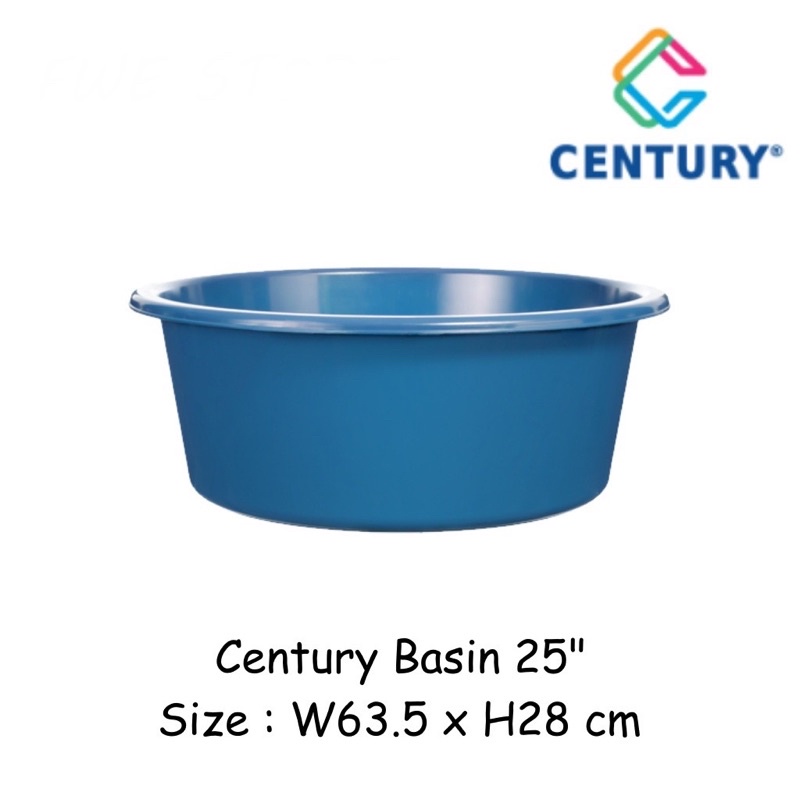 Round Plastic Wash Basin / Basin Cuci Pinggan / Baldi Besar Mandi 25 ...