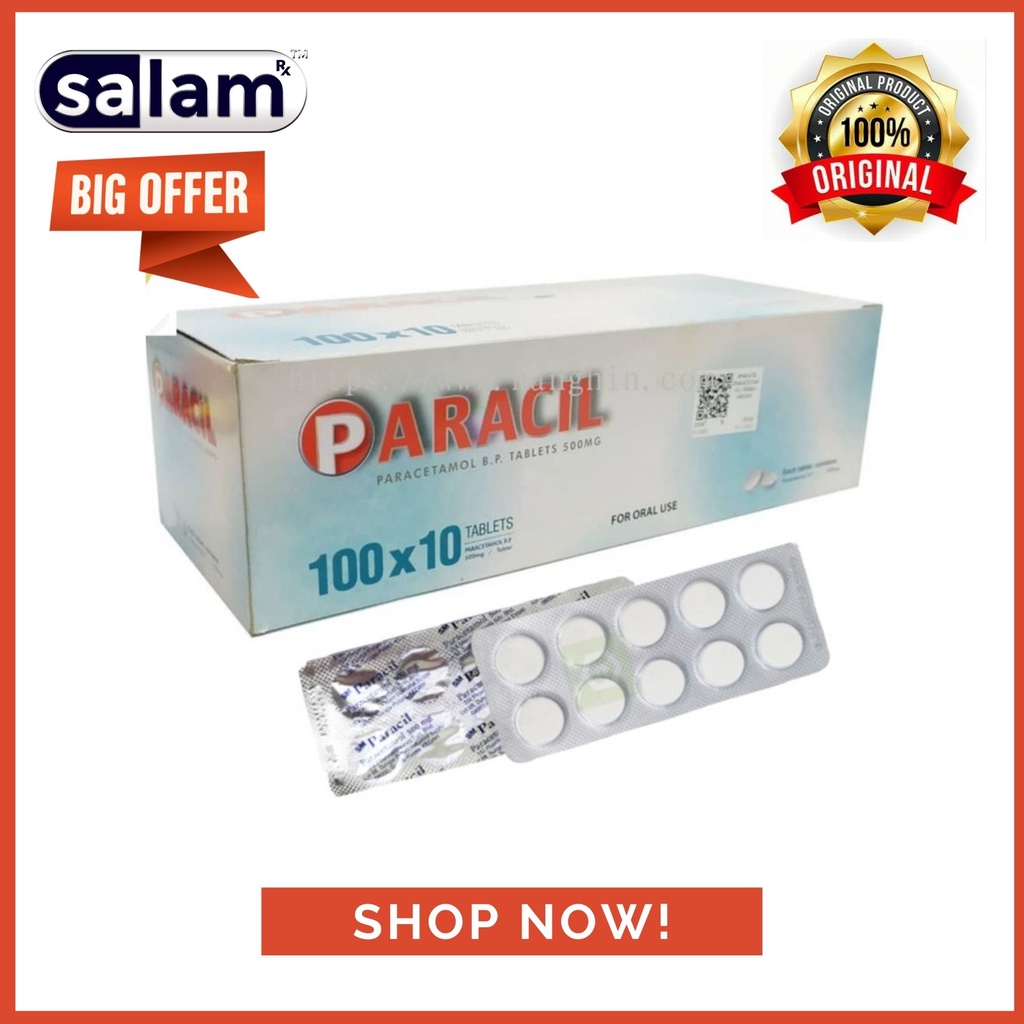 PARACIL PARACETAMOL 500G 10 TABLETS | Shopee Malaysia