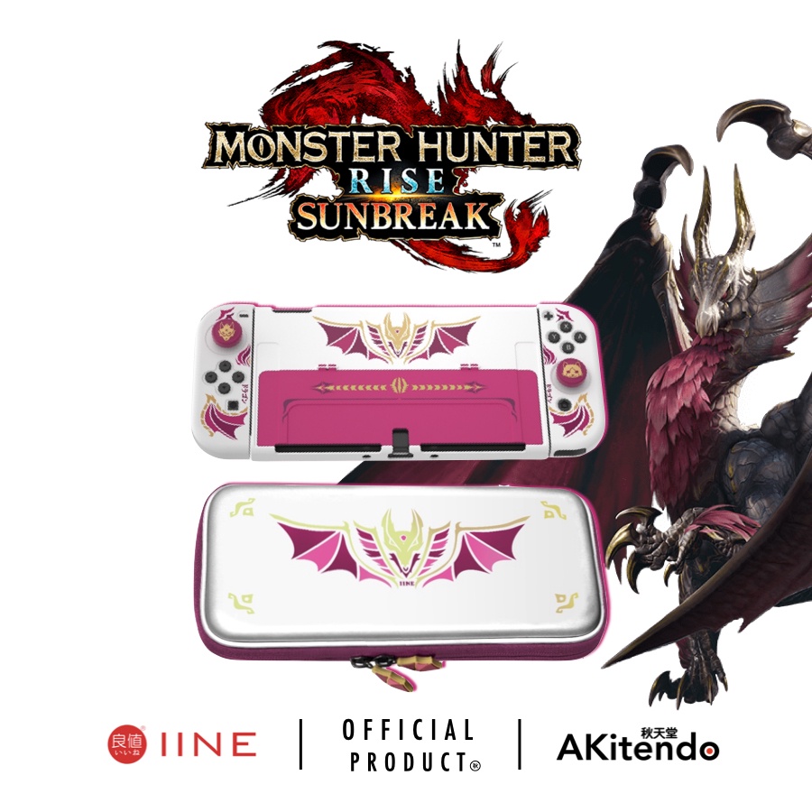 [Ready Stock] IINE Monster Hunter Rise SunBreak TPU Case Cover / Carry ...