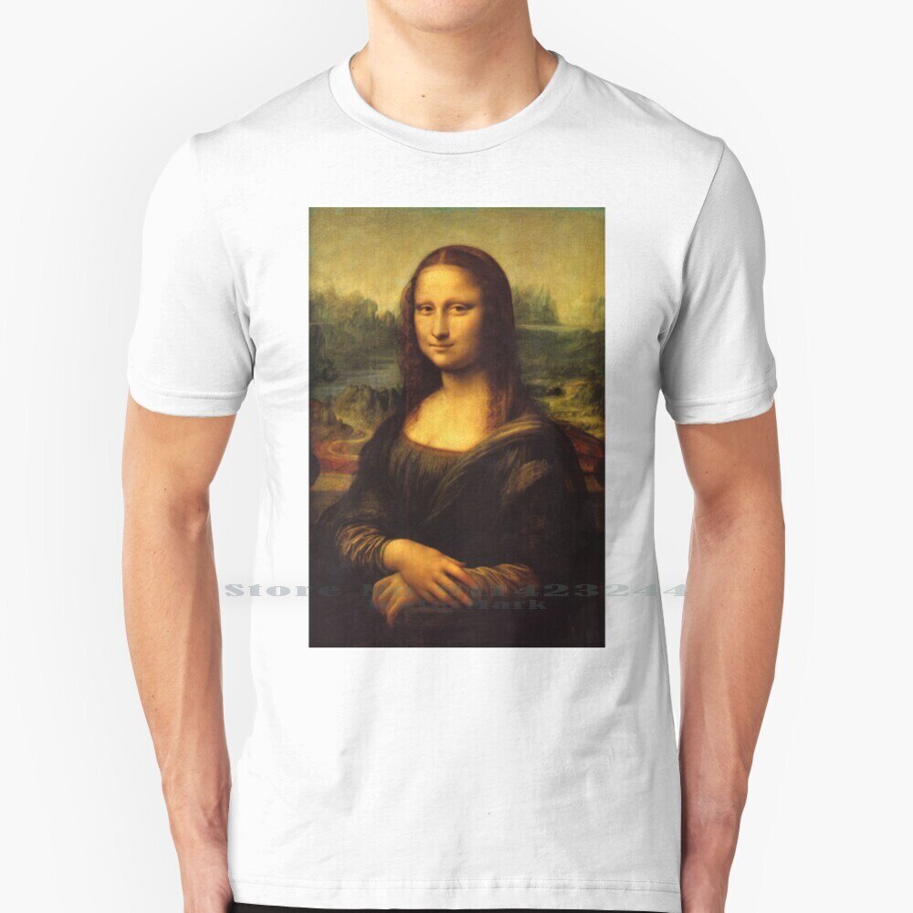 Mona Lisa Hd T Shirt 100% Pure Cotton Hd Hq High Quality Monalisa Mona ...