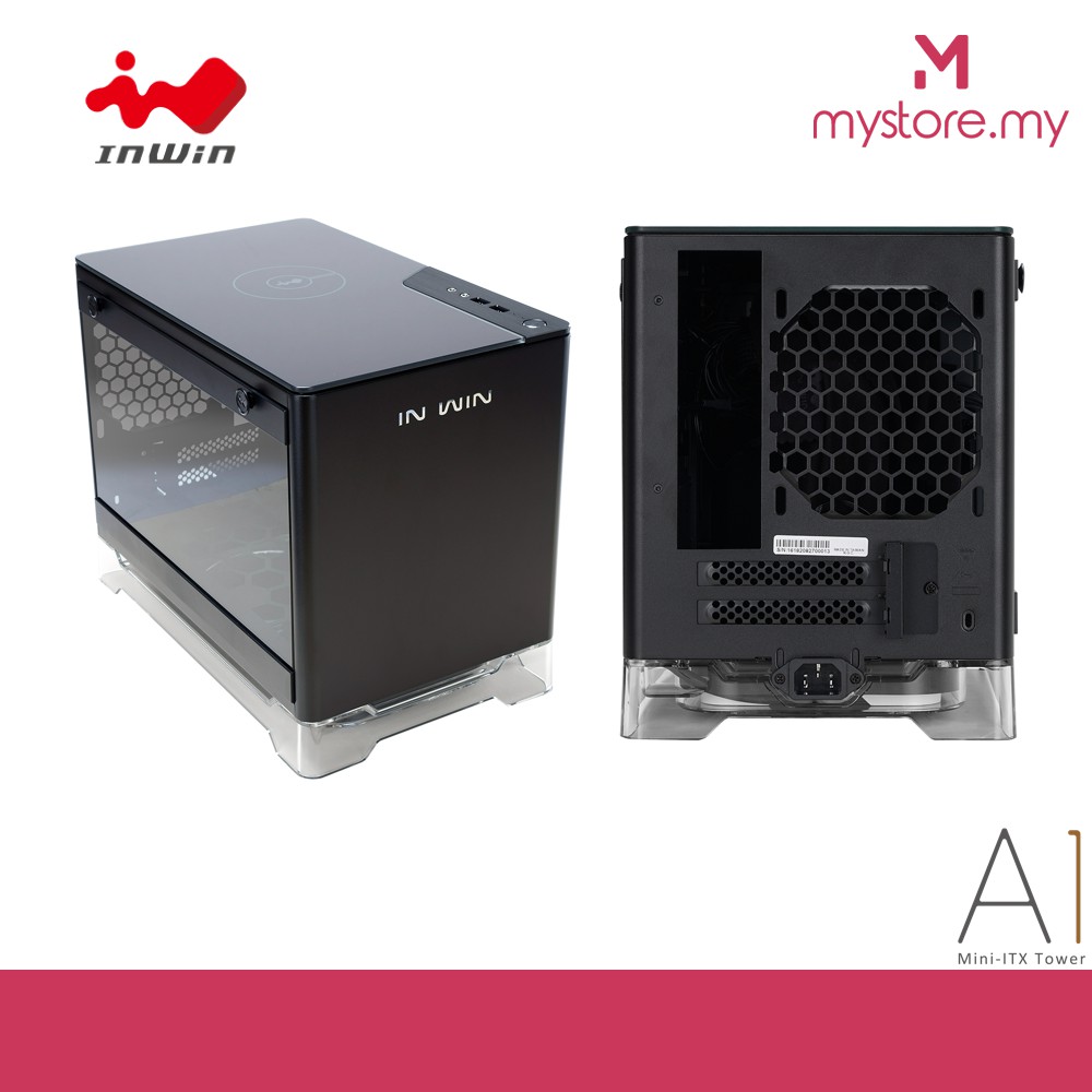 InWin A1 Mini-ITX CHASSIS with 80PLUS Bronze 600W PSU - BLACK | Shopee ...