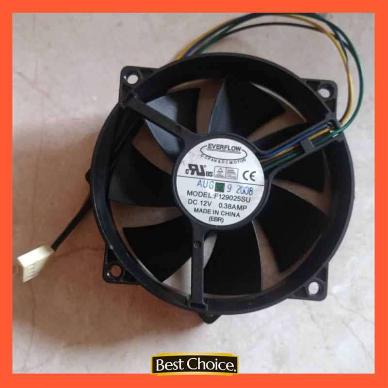 Lga Fan Heatsink Original Everflow F129025Su 0.38a 4pin Processor ...
