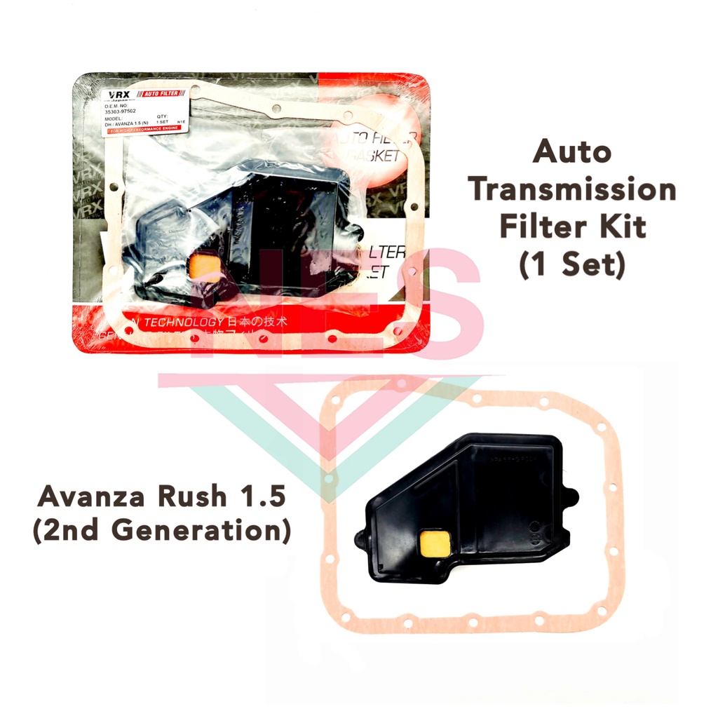VRX Auto Transmission Filter Kit Set Toyota Avanza Rush 1.5 (2nd ...