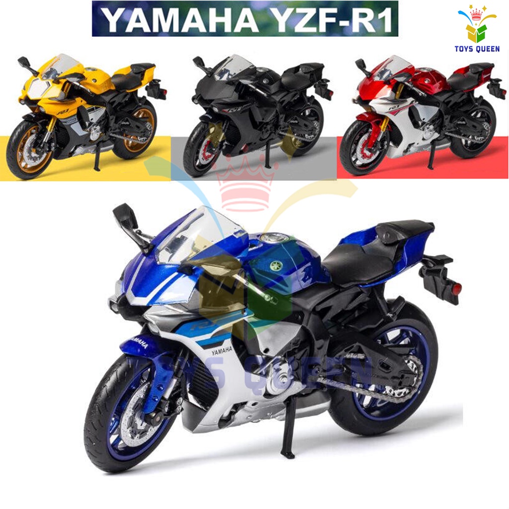 1/12 Alloy Yamaha YZF-R1 Die Cast Motorcycle Model Toy Vehicles ...