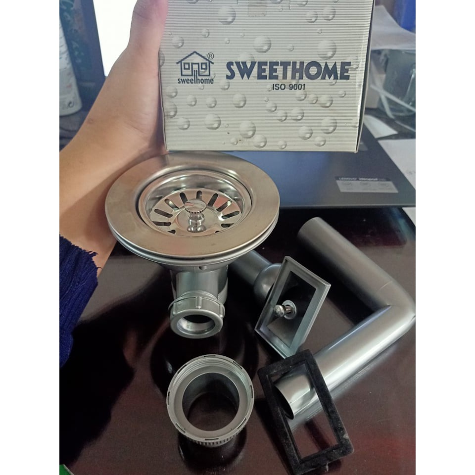 Sweet Home Good Quality Sink Waste 1 1/4 Inch Stainless Steel Complete ...