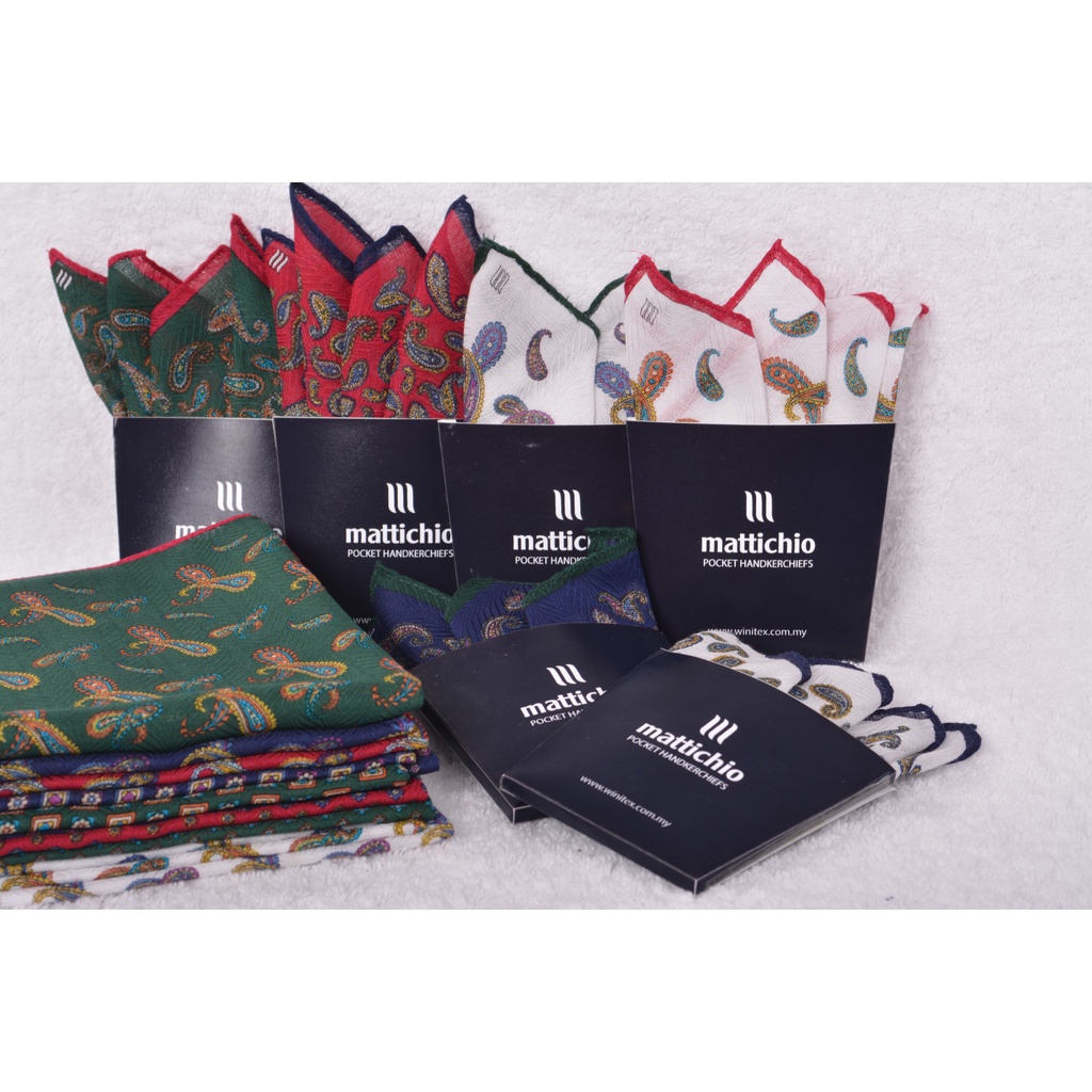 MATTICCHIO ITALY Pocket Handkerchief. Brand Italy. | Shopee Malaysia