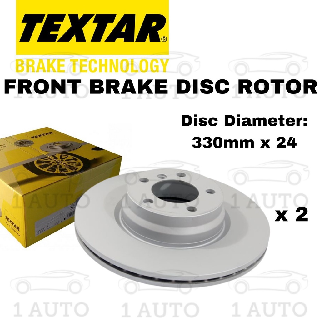 TEXTAR FRONT BRAKE DISC ROTOR 330mm BMW F30 328i 330i F34 GT 328i F32 ...