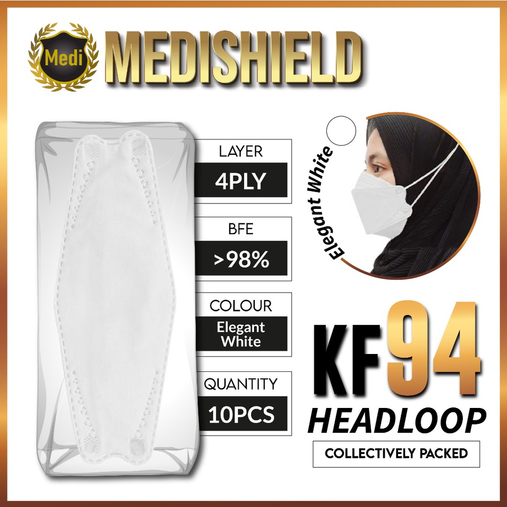 KF94 mask Face Mask kf94 4ply medical Face Mask Medical Mask Headloop 4 Layers KF94 Mask NO BOX ...