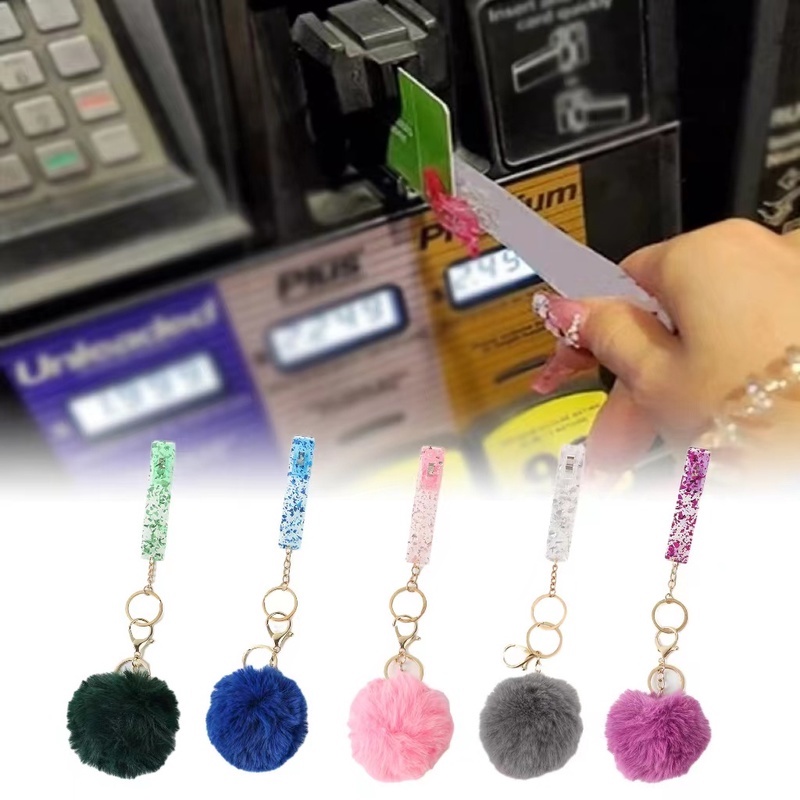 1PC Non-contact Card Reader Long Nail Keychain/ Acrylic Debit Credit ...