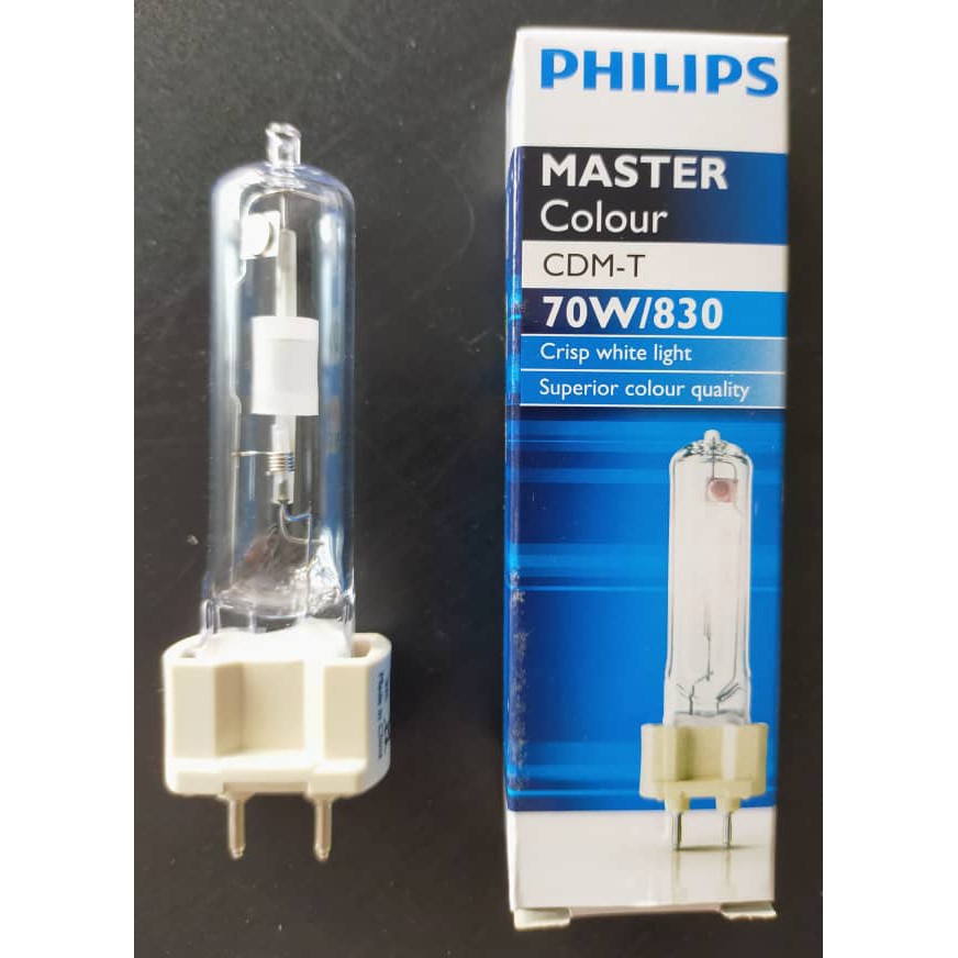 Philips MASTERColour CDM-T 70W/830 / 942 G12 metal halide lamp | Shopee ...