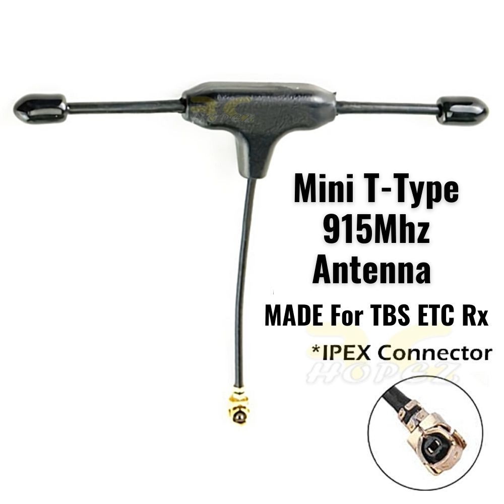 MINI T-Type 915Mhz 2.4G Antenna RX Parts Long Range for TBS Crossfire ...