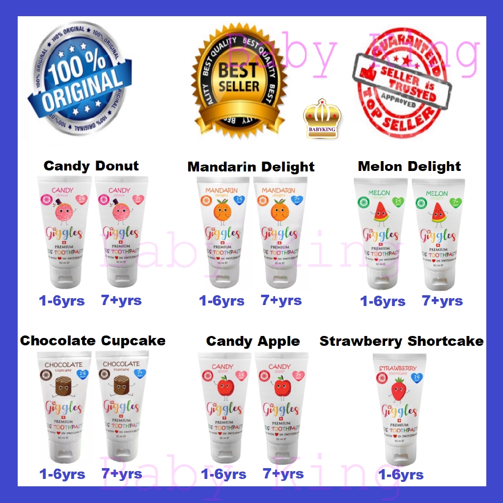 (Expiry March 2024) Original Giggles Premium Kids Toothpaste Tooth ...