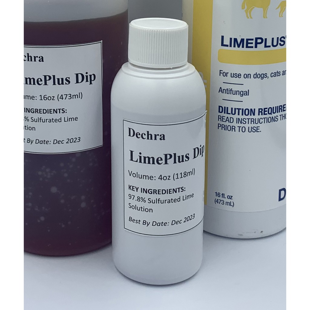 Dechra LimePlus Dip Mange Dip Antifungal Dip for cats & dogs 118/236 ...