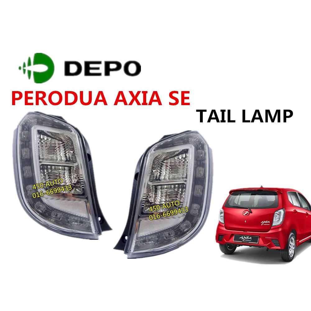 PERODUA AXIA SE ADVANCE 14-17 TAIL LAMP TAILLAMP LAMPU BELAKANG BRAKE ...