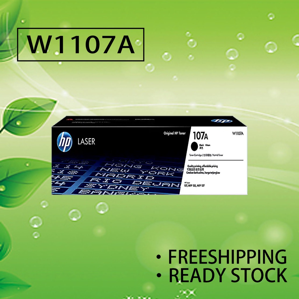 HP 107A / W1107A Black Original Laser Toner Cartridge | Shopee Malaysia