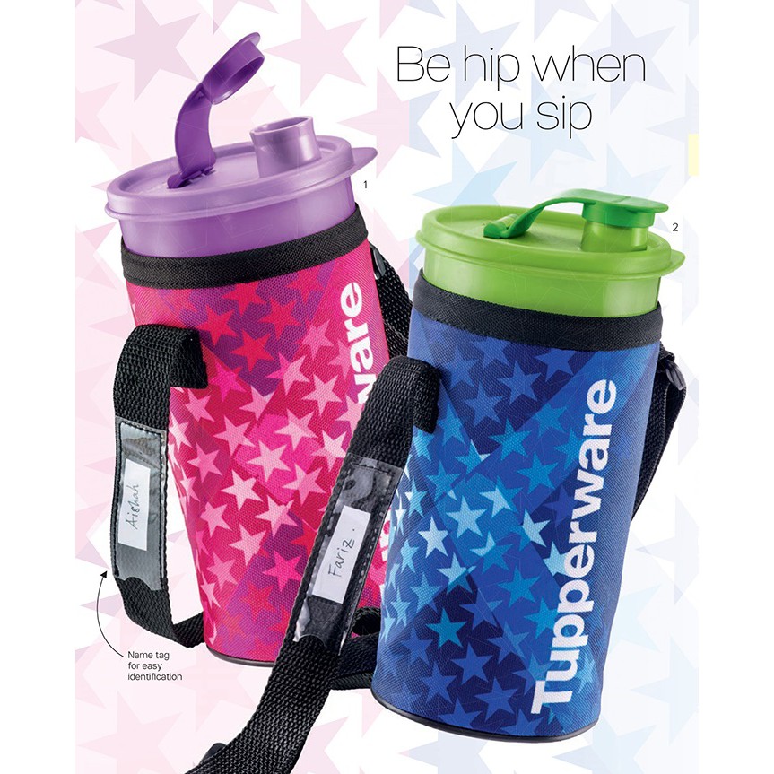 Tupperware Thirstquake Tumbler with Pouch (1)pc 900ml Only | Shopee ...