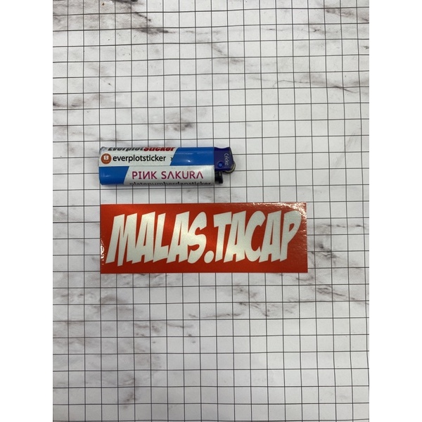 【PANTULAN】Sticker Tutup Calar Jangan Kacau Malas Tacap Demi Sesuap Nasi ...