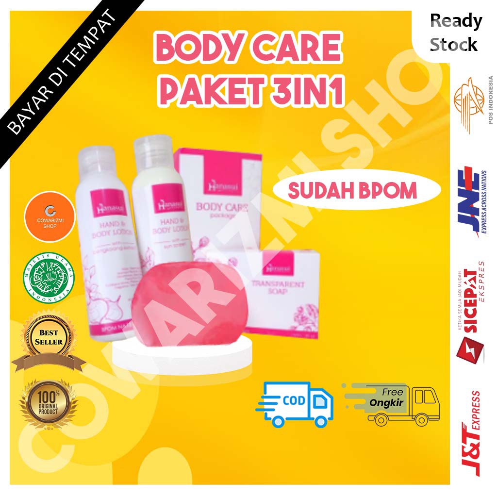Hanasui BODY Beauty CARE LOTION 3 IN 1 BODY CARE LOTION ORIGINAL BPOM ...