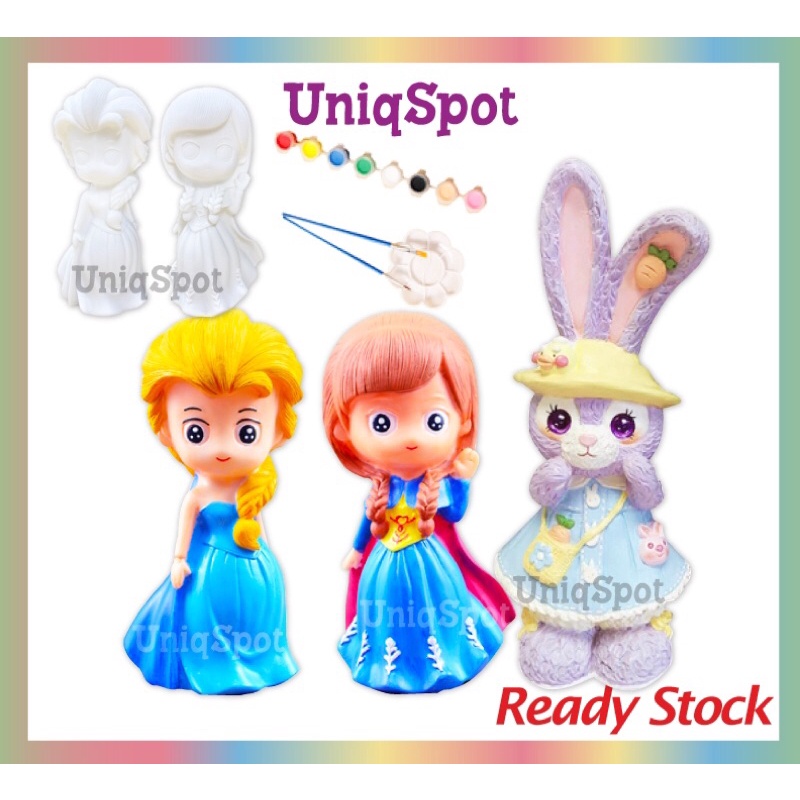 Girls Elsa Anna Frozen Stella Cartoon Coloring/ Girls Toys Coloring ...