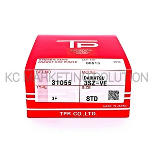 TP Piston Ring Set (Size 31055-STD) Myvi 1.3 1.5 / Alza / Avanza 1.3 1. ...