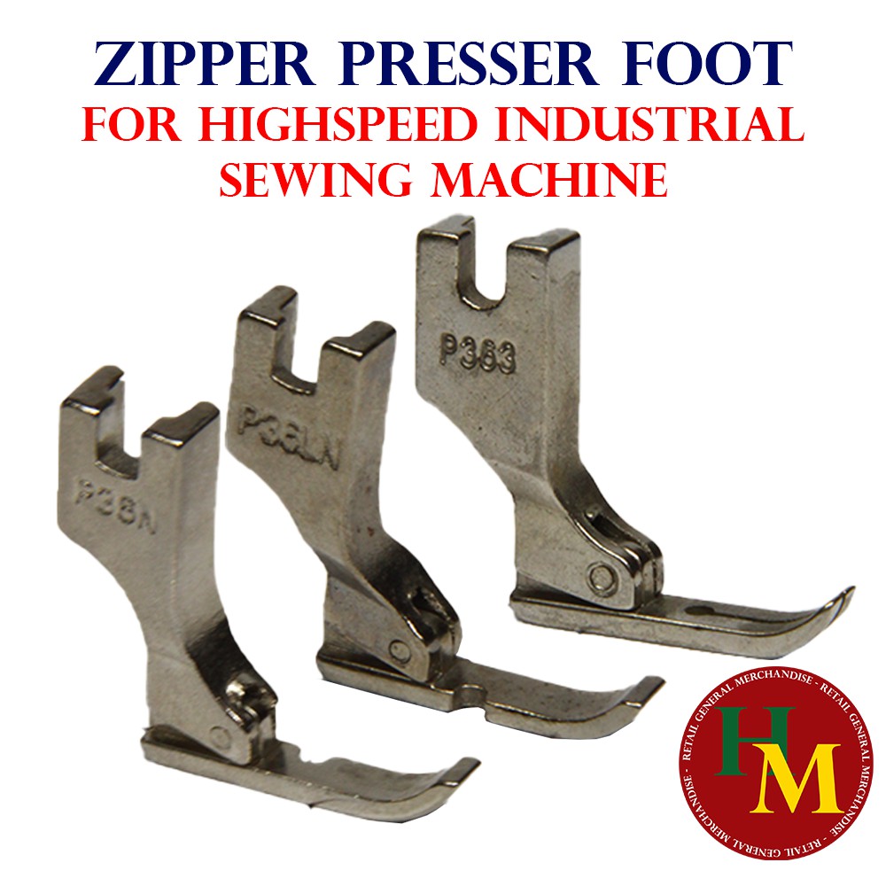 Zipper Presser Foot High Quality Left, Right & Both // Sewing Machine ...
