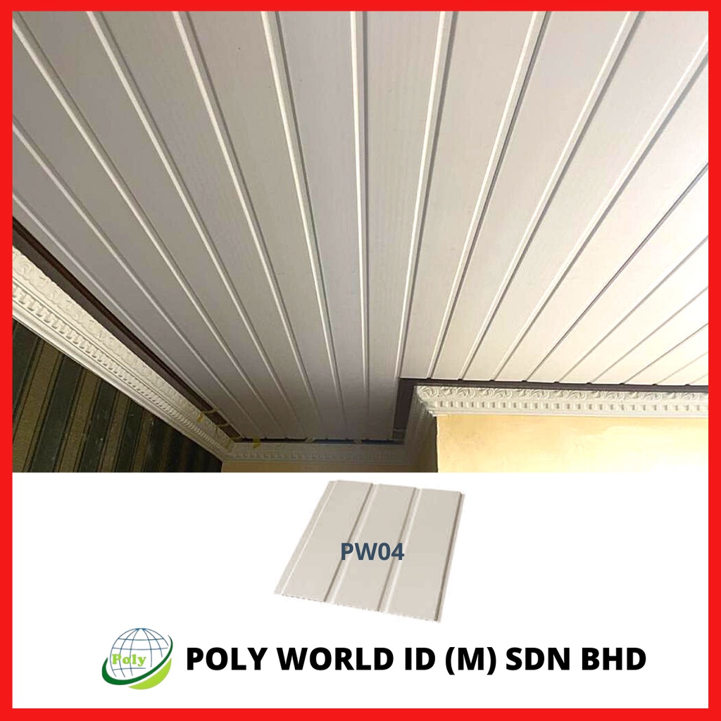 PVC Panel 🔥Free Buble Wrap Packing🔥 6 FT Poly Ceiling & Wall Panel with ...