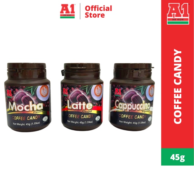 A1 Coffee Candy (45g) - Mocha / Latte / Cappuccino | Shopee Malaysia