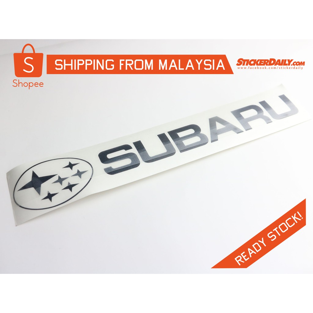Subaru Cut-Out Sticker Vinyl | Shopee Malaysia