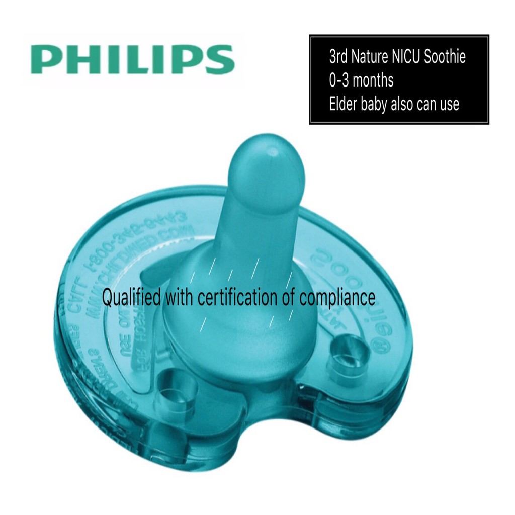 [Original USA] Philips NICU Soothie Pacifier-Natural Scent | Shopee ...