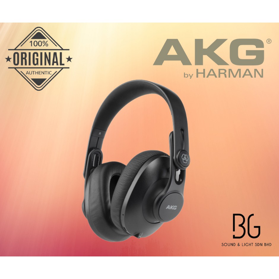 AKG K361-BT (K361BT) Over-ear, closed-back, foldable studio headphones with Bluetooth | Shopee ...