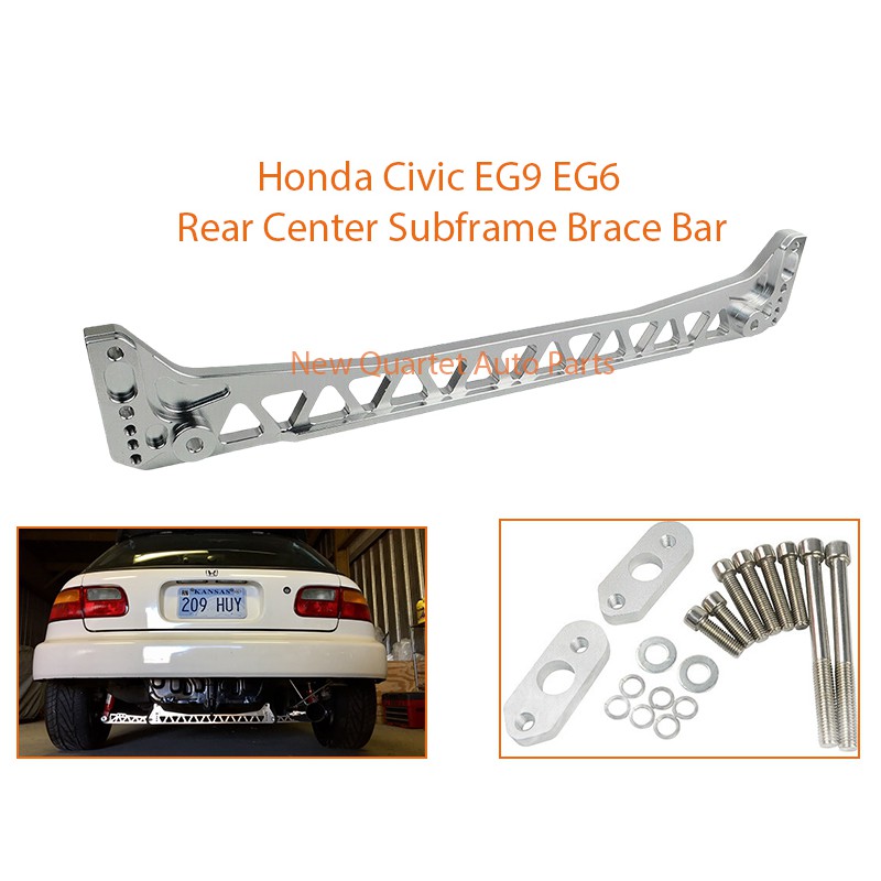 NEW Rear Subframe Brace Function 7 For Honda Civic EG EG6 EG9 SR3 SR4 Silver Color | Shopee Malaysia