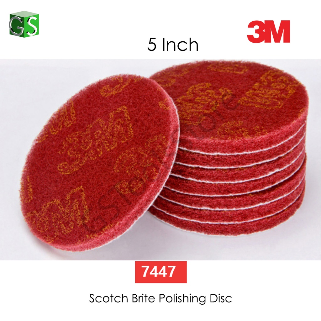 3M 7447 5 Inch Scotch Brite Polishing Disc | Shopee Malaysia