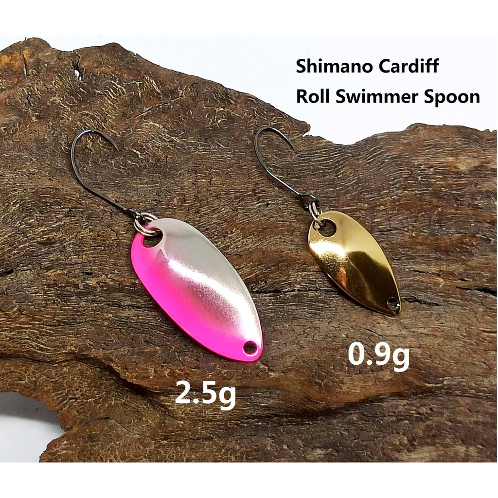 Shimano Cardiff Roll Swimmer Spoon 0.9g 2.5g Ultra Light Stream Casting ...
