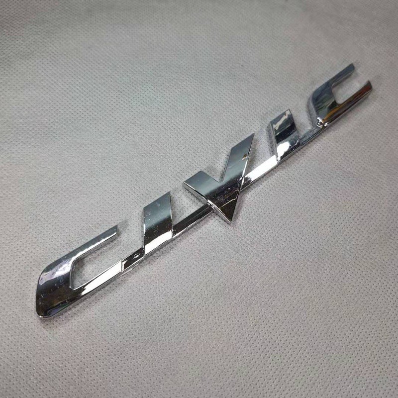 CIVIC logo stocker Honda Civic FD Car Rear Emblem Logo sticker ' Civic ...