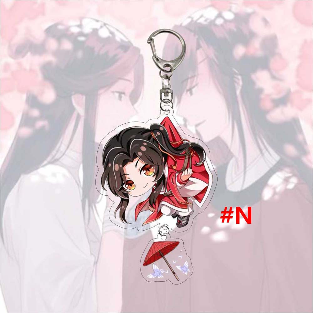 FEHER Cartoon Heaven Officials Blessing Creative Key Rings Tian Guan Ci ...