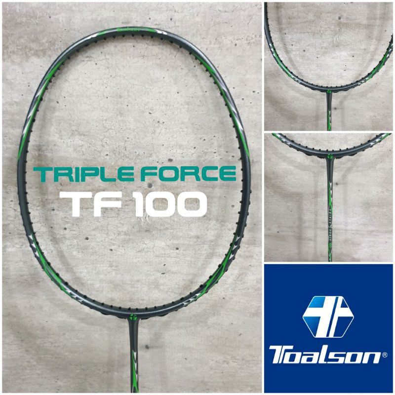 ORIGINAL TOALSON TRIPLE FORCE TECHNOLOGY TF100 ( RACKET ONLY ) 4U ...