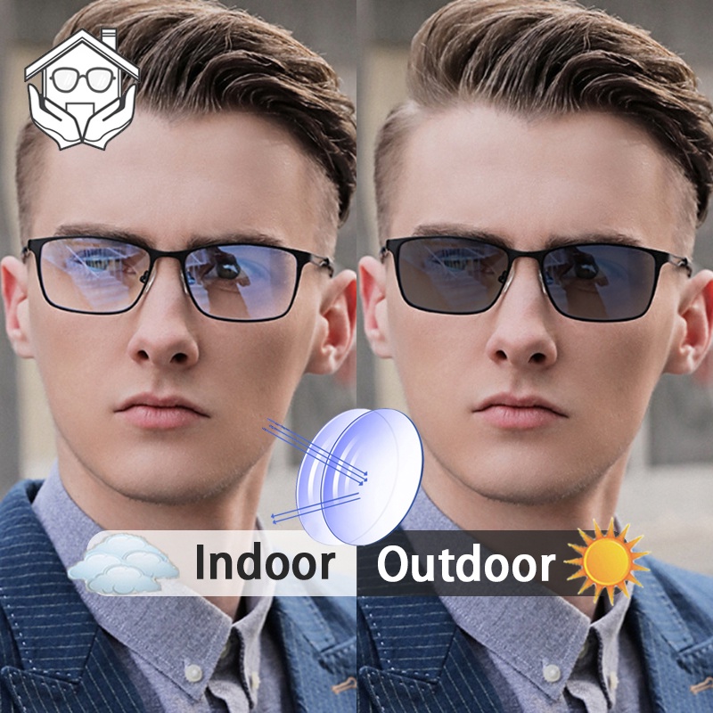 Photochromic Anti Radiation Eyeglass Shades For Woman Man Transition