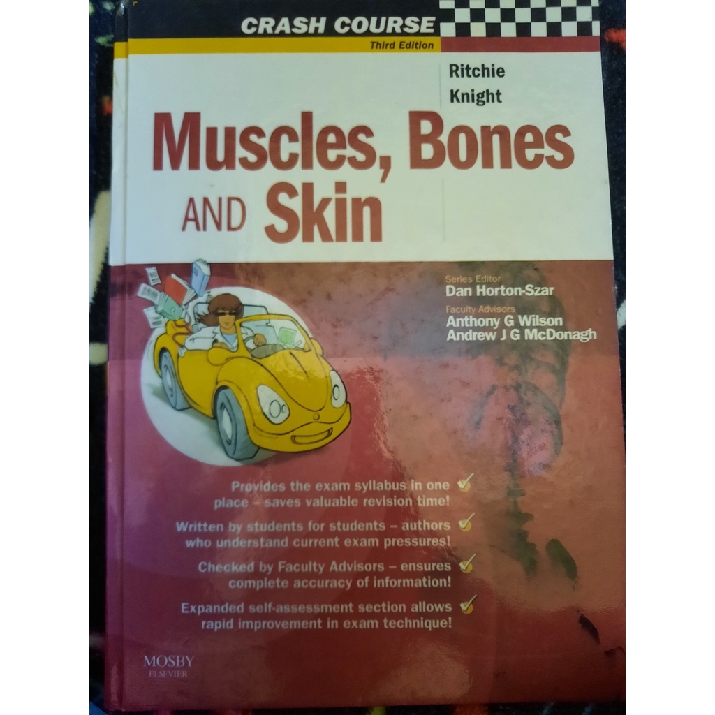 Crash Course : Muscle, Bones, and Skin, 3rd Edition ( Hardcover ...