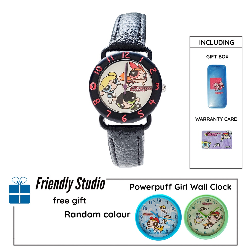 Cartoon Network The Powerpuff Girls Girls Analog Quartz Movement Watch ...