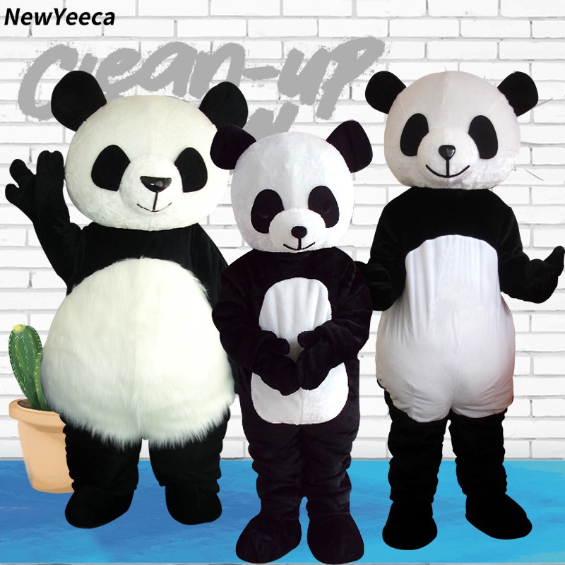 2023 Chinese Giant Panda Cartoon Doll Mascot Cosplay Costume Suit Adult ...