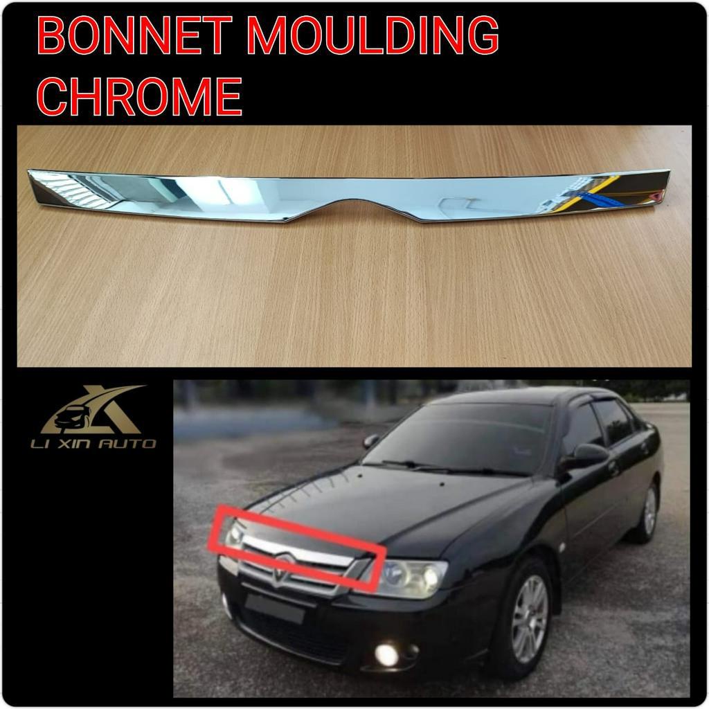 PROTON WAJA CAMPRO 2007 FRONT BONNET MOULDING CHROME GRILLE | Shopee ...