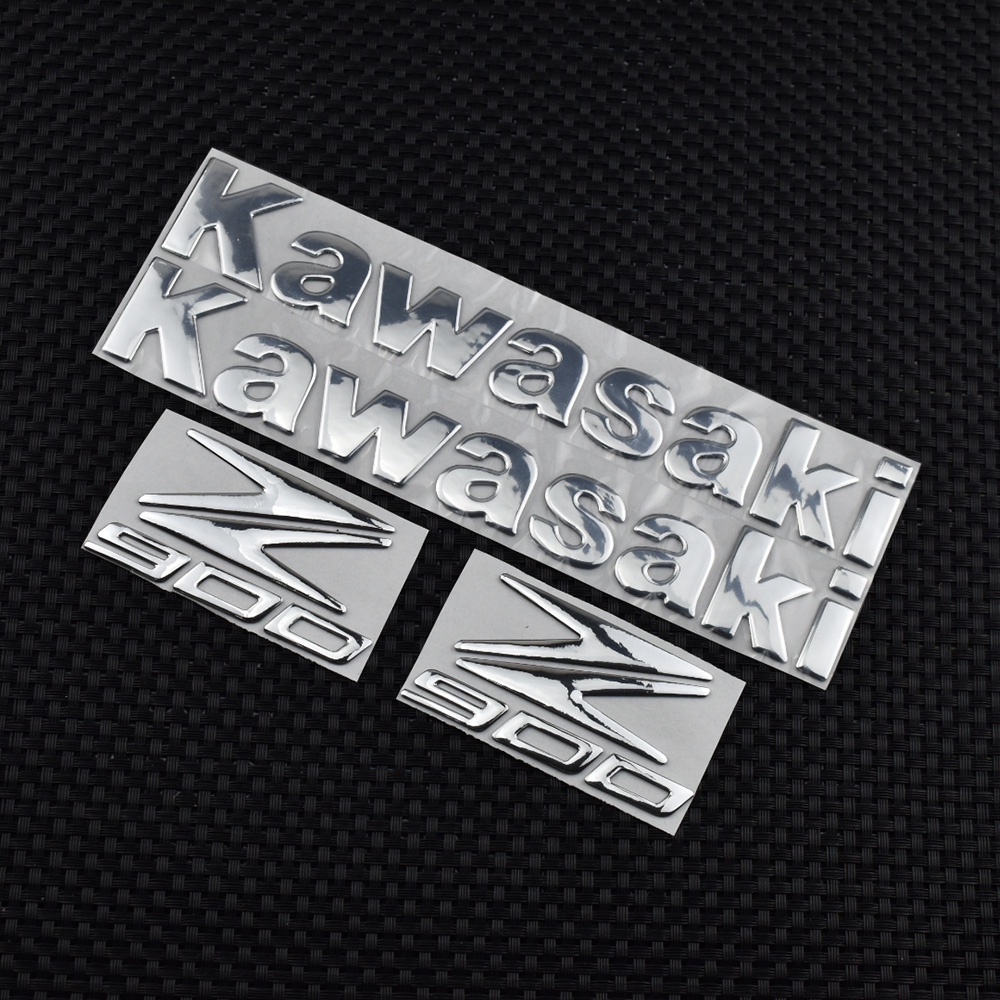 3D Motor Decals& Sticker Emblem Body Sticker Decals TANK Pad stickersCase For KAWASAKI Z900 ...