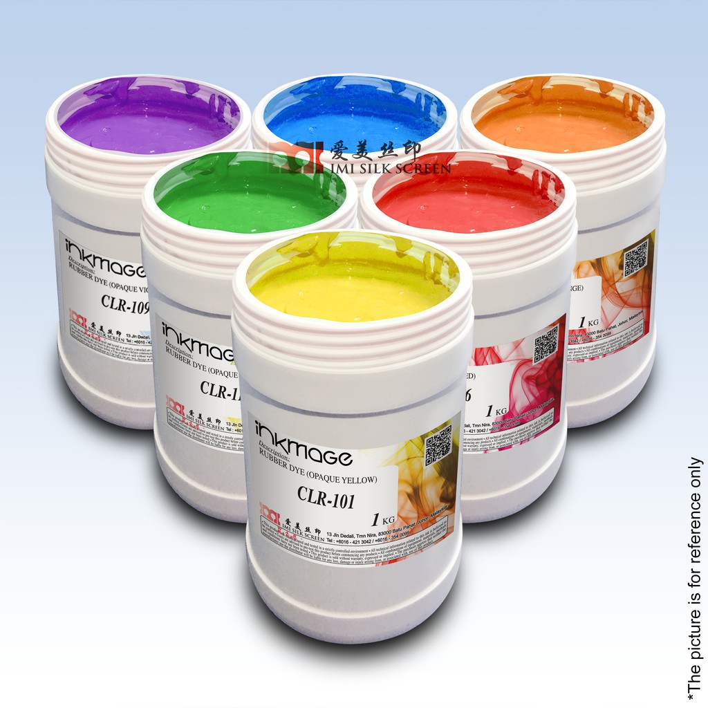 Fabric Ink ( Rubber Dye ) for Silk Screen Printing & Lino Printing ...