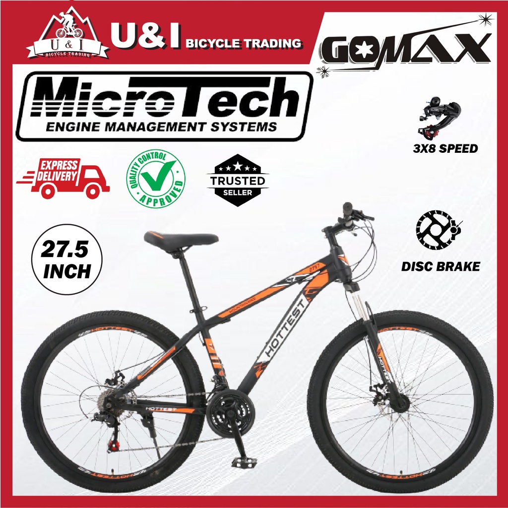 26 Inci Single Speed Double Wall Rim Mountain Bike / Basikal MTB ...